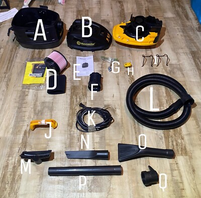 Replacement Parts for Vacmaster Beast 5gallon WetDry Vacuum 5.5 Hp ...