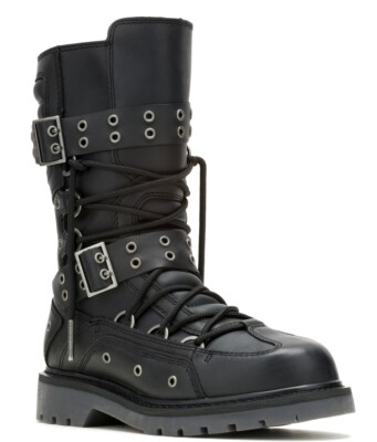 Harley-Davidson Women's Uplift Hardware 9-Inch Black Fashion Boots ...