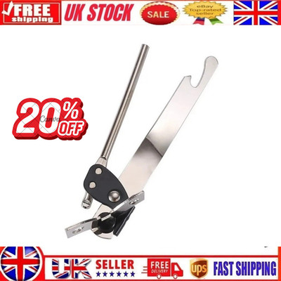 Metal Butterfly Can Tin Opener Stainless Steel Heavy Duty Can Opener UK ...
