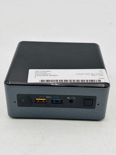 Intel NUC7CJYH Mini Desktop – Celeron J4005 / 8GB / 240GB SSD / Windows ...