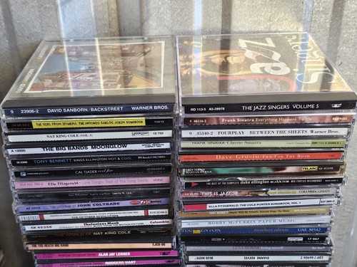 Huge Lot of 64 Jazz Music CD's in Original Cases w/ Rare Titles Nice ...