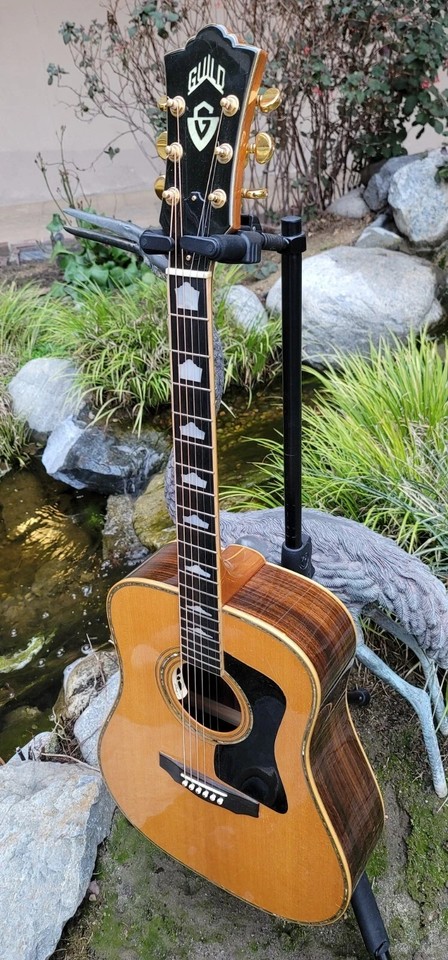 Legendary Guild D-100 NT Acoustic Electric Guitar Rare w/ LR Baggs ...