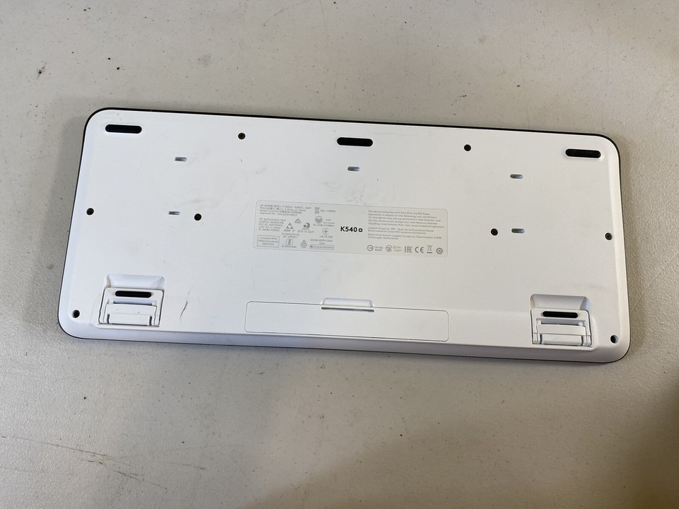 Logitech k540 LOGI black & white keyboard No. ESD-1715801C wireless ...