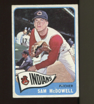 1965 Topps Baseball #76 Sam McDowell Card - VG #4646 | eBay