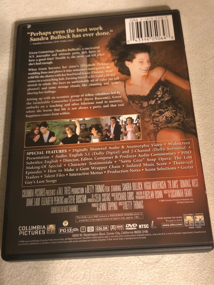 28 Days (DVD, 2000) 43396050648| eBay