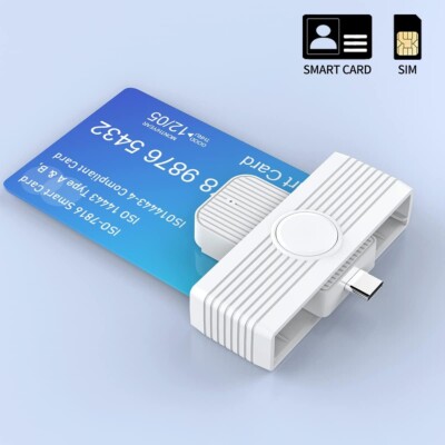 Type C CAC Reader, DOD Military USB C Common Access CAC Card Reader ...