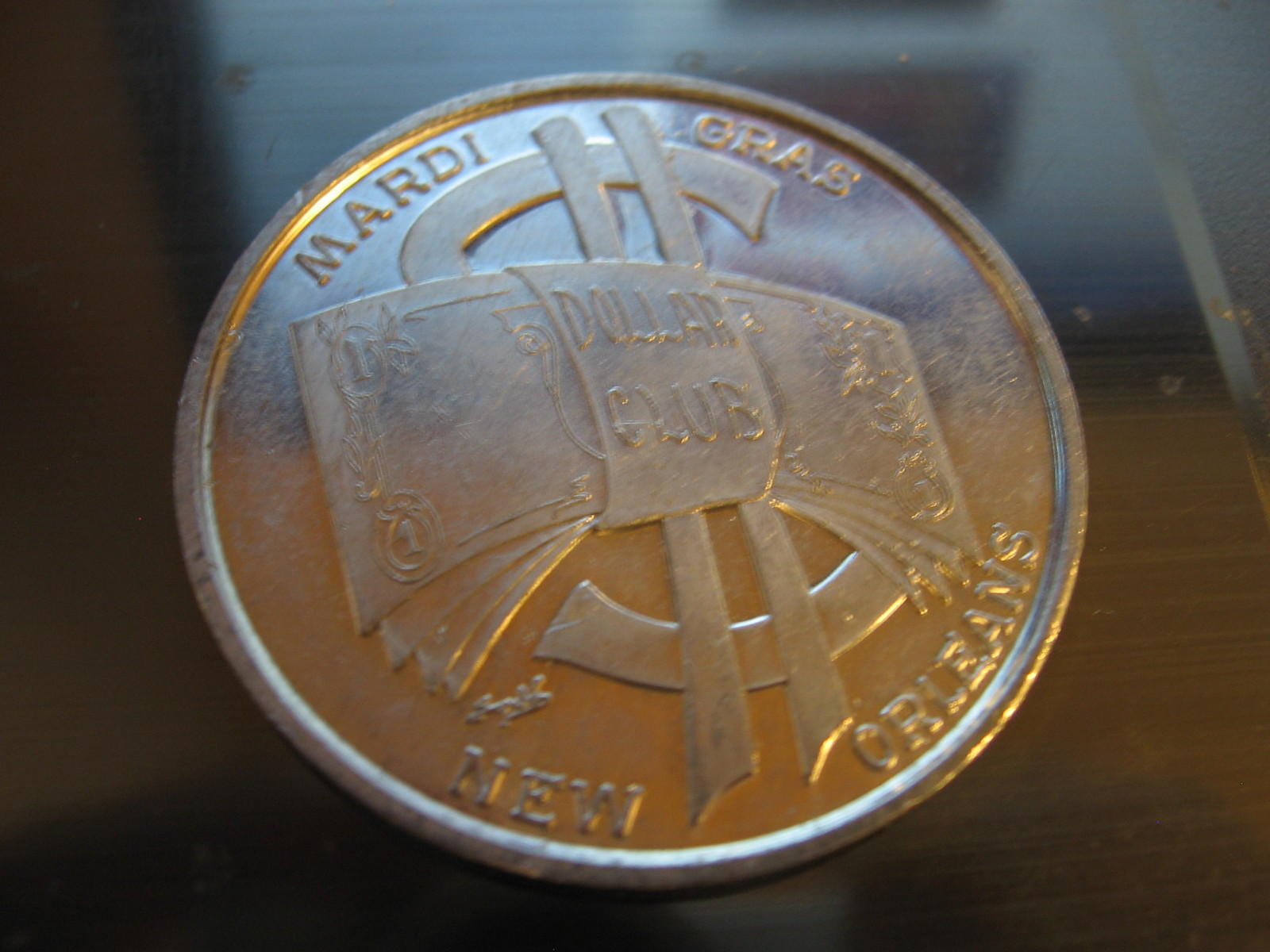 dollar club bill money Mardi Gras Doubloon Coin new orleans | eBay