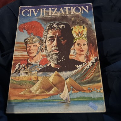 Avalon Hill Civilization Bookcase Game Vtg 1982 Complete Of The Heroic ...