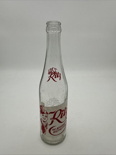 Scarce Vintage 1960s RITZ 10 oz. ACL Soda Pop Bottle St Louis MO | eBay