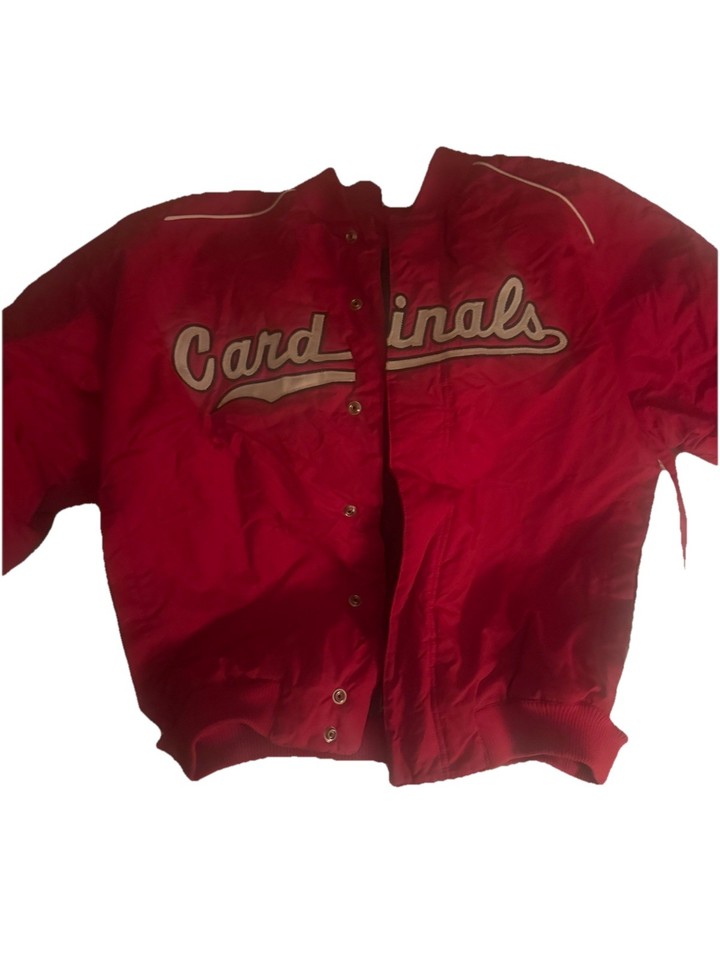 Russell Athletic St. Louis Cardinals Red White MLB Baseball Jacket Size ...