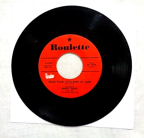 Buddy Knox W/ The Rhythm Orchids: Rock Your Baby To Sleep 1957 Roulette ...