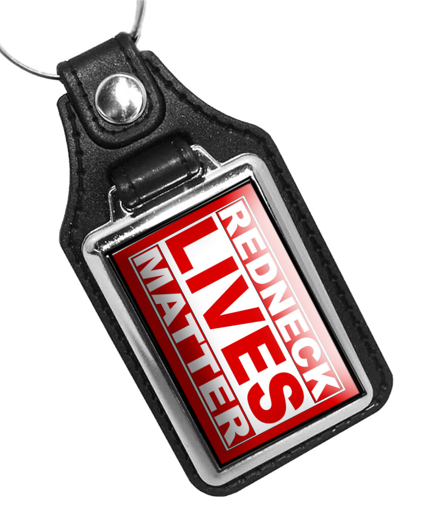 Redneck Lives Matter Red White Design Key Chain Key FOB Key Ring | eBay