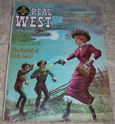 Real West Magazine November 1973 Albert Richardson Sam Bass | eBay