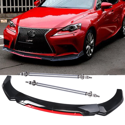 For Lexus IS250 IS300 IS350 Front Bumper Lip Spoiler+Splitter Body Kit ...