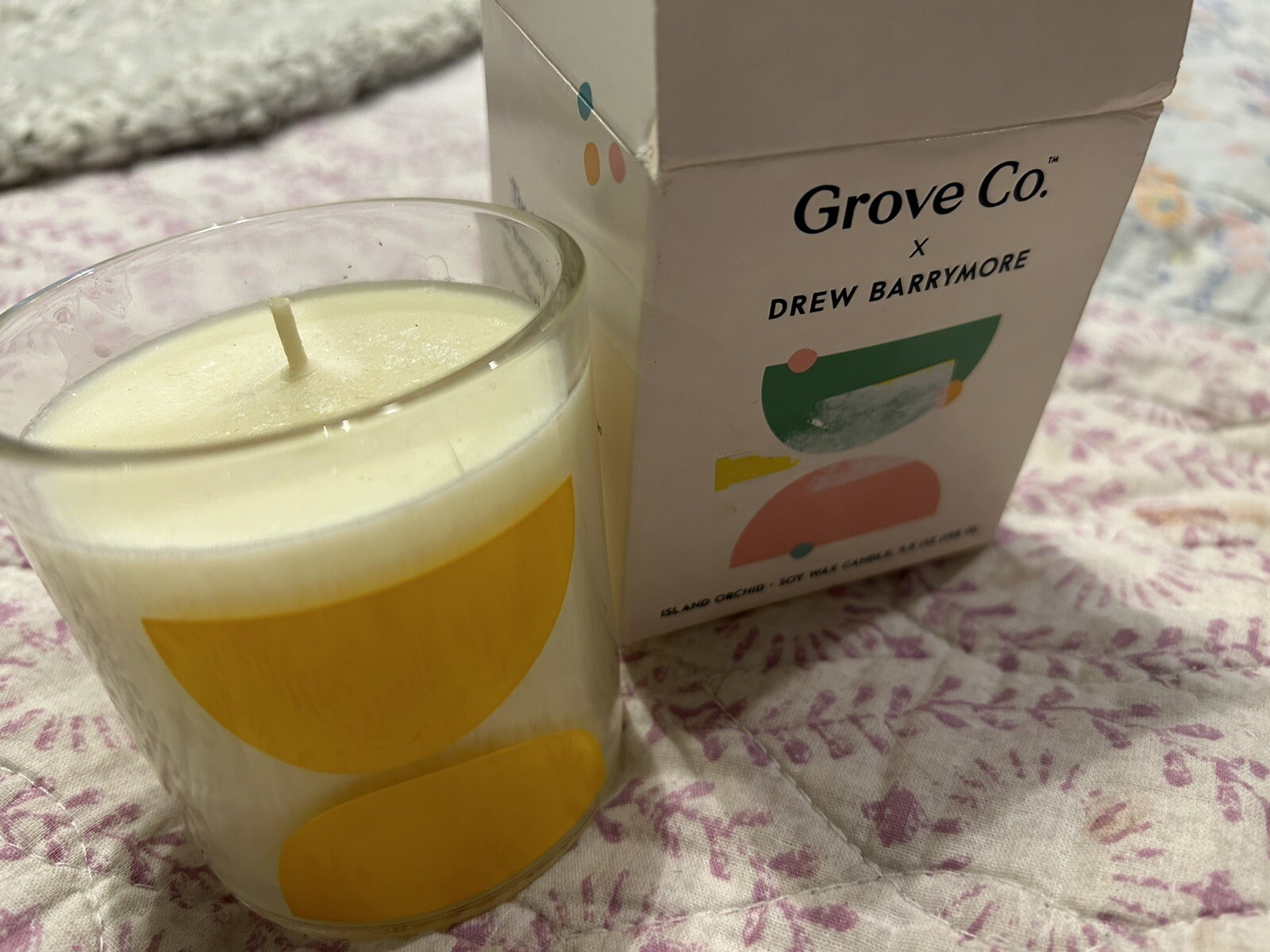 Grove Co x Drew Barrymore - Island Orchid Soy Wax Scented Candle 5.5oz ...