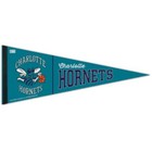 CHARLOTTE HORNETS HARDWOOD CLASSIC PREMIUM QUALITY PENNANT 12"X30 ...