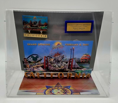 Disney California Adventure Grand Opening Ticket Limited Edition 843/ ...