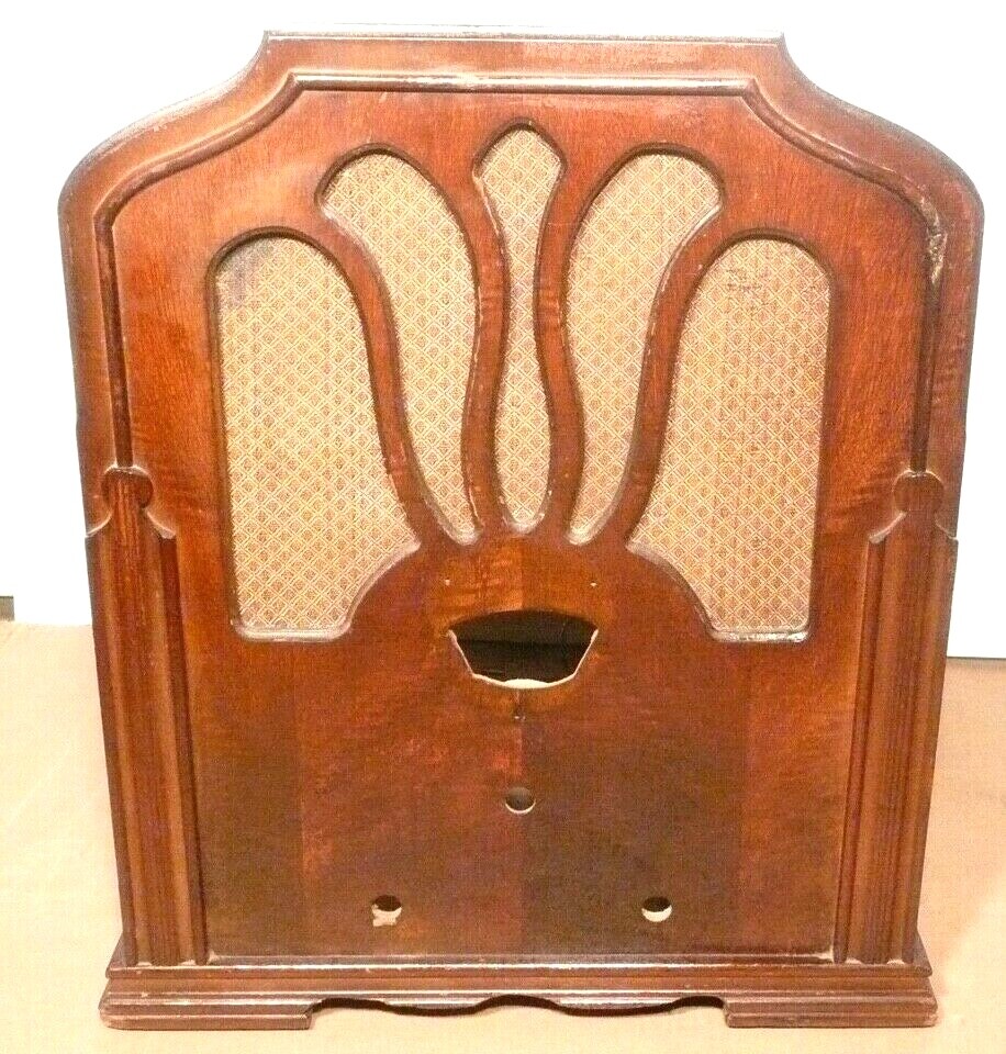 vintage GULBRANSEN CATHEDRAL RADIO: SHELL w/ WORKING FIELD COIL SPEAKER ...