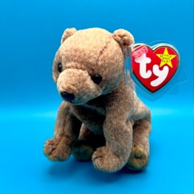 TY Beanie Baby - PECAN the Gold Bear (5.5 inch) | eBay