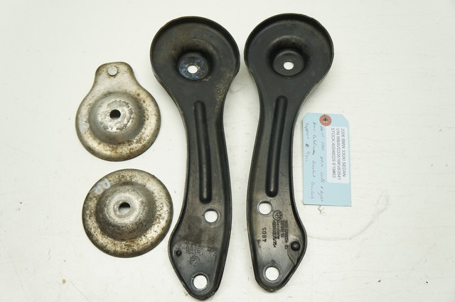 06-11 BMW 330XI SEDAN E90 LEFT RIGHT REAR SUBFRAME BRACKET SUPPORT 4PCS ...