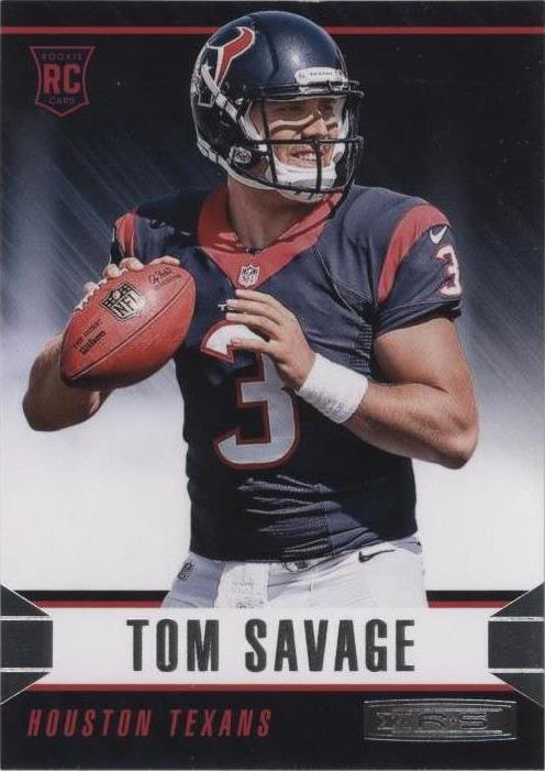 2014 Panini Rookies & Stars - Tom Savage #193 NFL Shield Fully Visible ...