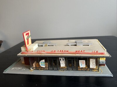 7-Eleven HO SCALE CONVENIENCE STORE BUILT Model Train Railroad RR ...
