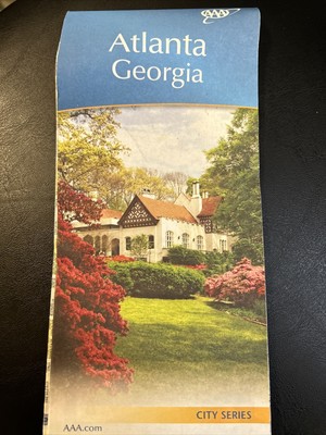 AAA Map Of Atlanta Georgia 2014 City Series Lightly Used. FREE SHIPPING ...