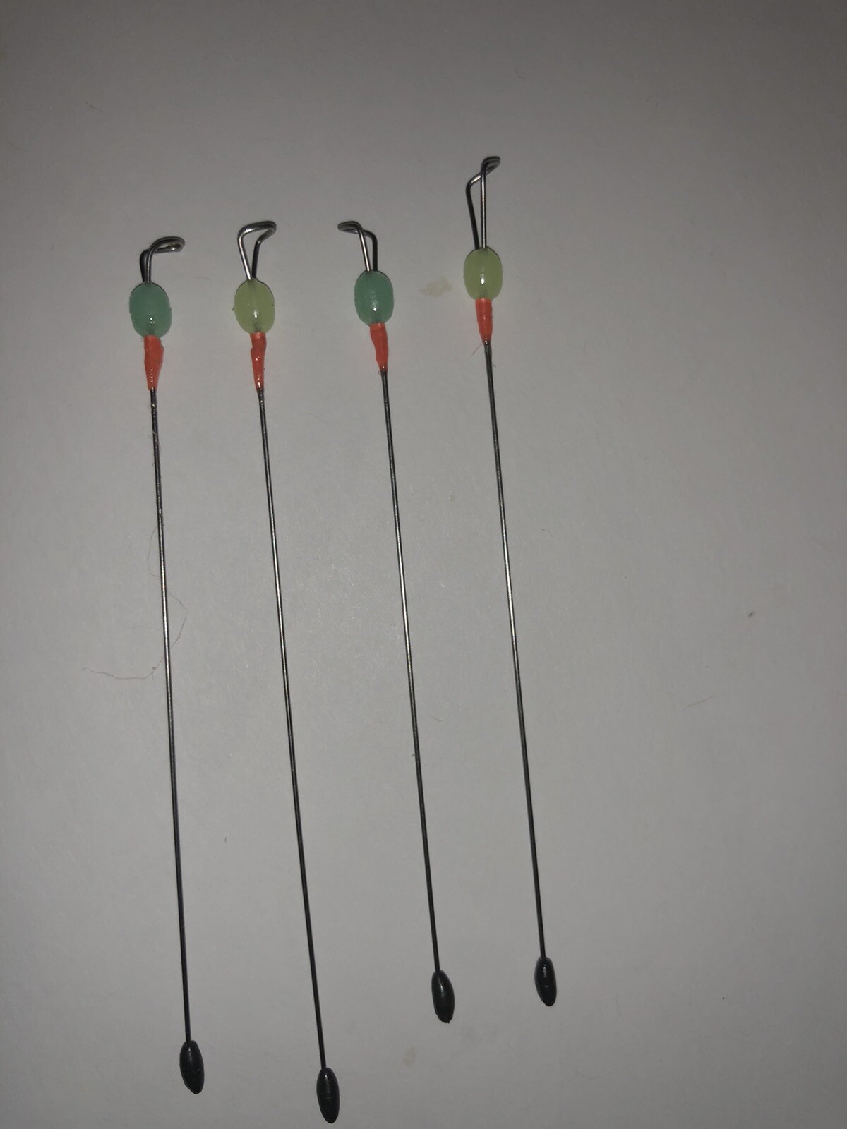 Titanium NITI Ice Fishing Spring Bobber 4 pack UL Wire .016 **Glow** | eBay