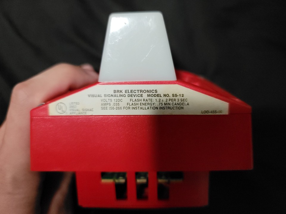 System Sensor Brk mass-12 Fire Alarms Horn Strobe | eBay