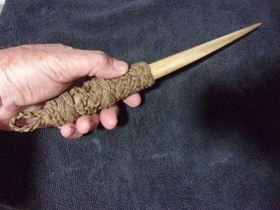 MARLIN SPIKE 11-3/4" actual vintage Marlin's Bill bone tool maritime ...