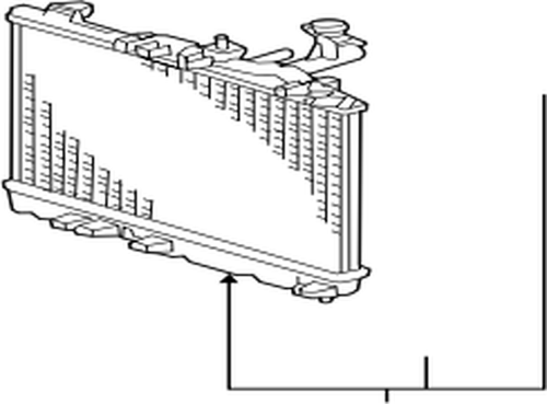 1350A670 Mitsubishi Radiator assy 1350A670, New Genuine OEM Part | eBay