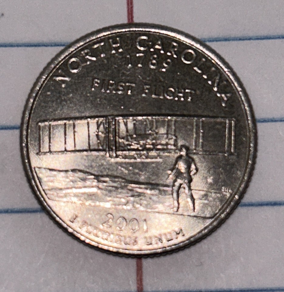 North Carolina 1789 “First Flight” 2001 QUARTER | eBay
