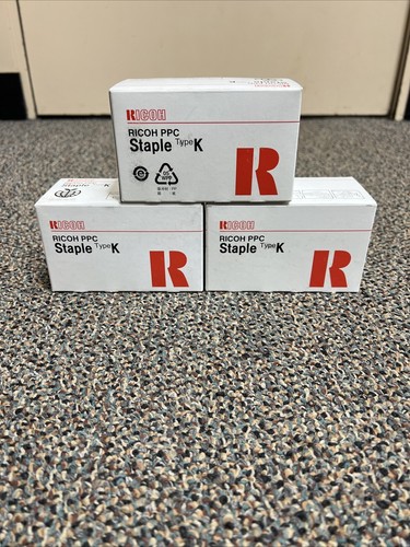3-BOXES Genuine RICOH PPC STAPLE TYPE K 410801 | eBay