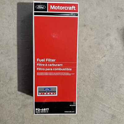 (1) Motorcraft FD4617 Fuel Filter Ford F350 F450 Super Duty 6.4 8C3Z ...