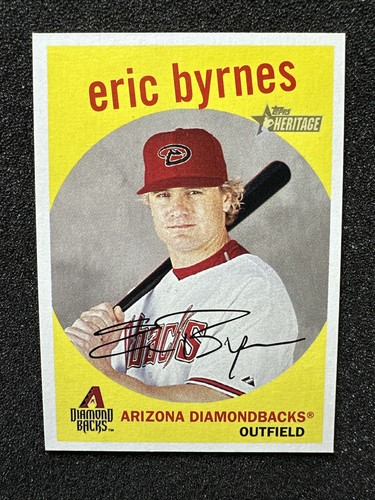 ERIC BYRNES #3 2008 Topps Heritage QTY Arizona Diamondbacks | eBay