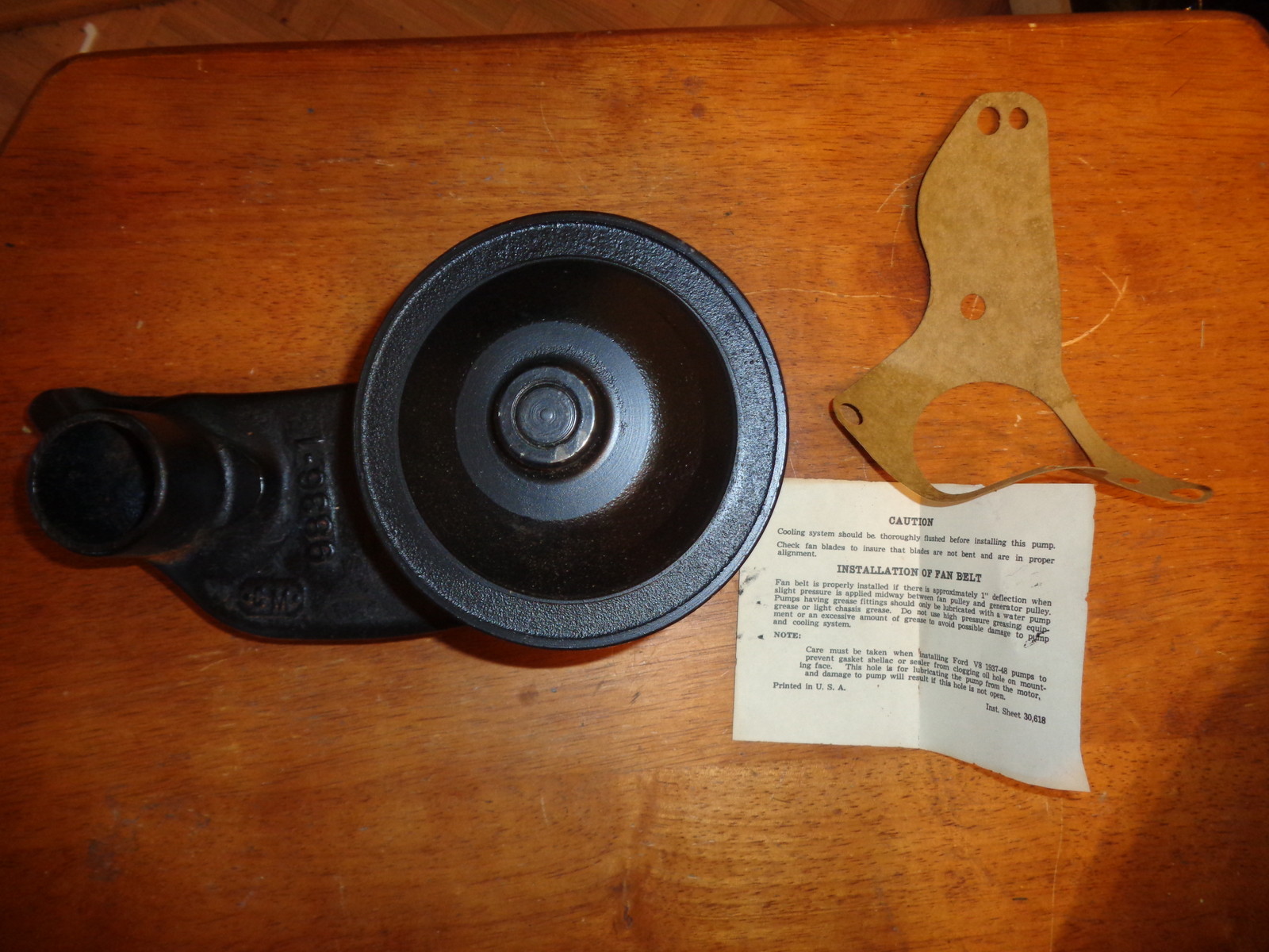 NOS Master LH Water Pump 8ba-8504d Ford Flat Head V8 1949-1953 W/gasket ...