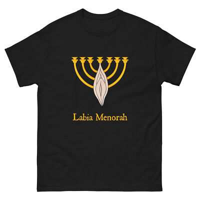 "Labia Menorah" Classic tee Judaism Jewish Feminism Vagina Yoni Women ...