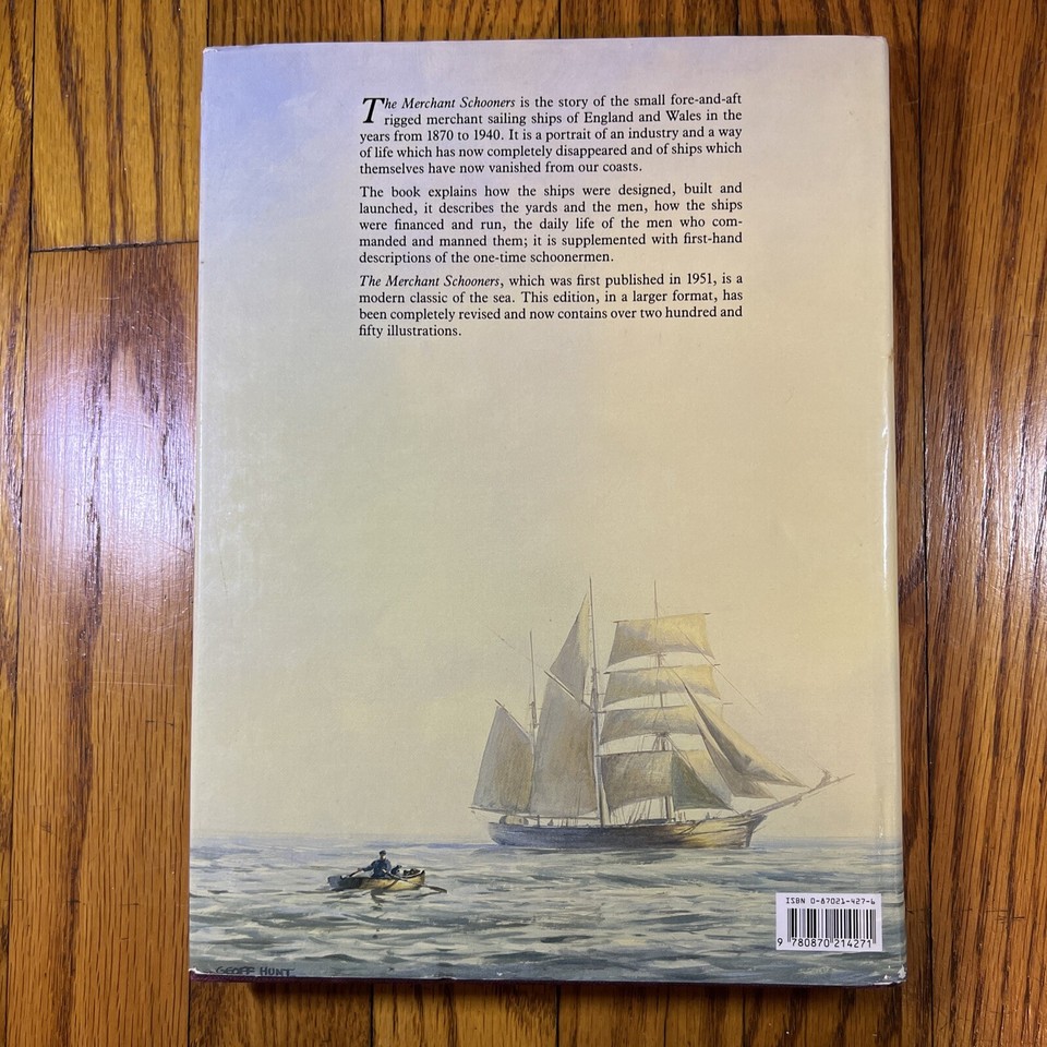 The Merchant Schooners by Basil Greenhill (1988, Hardcover ...