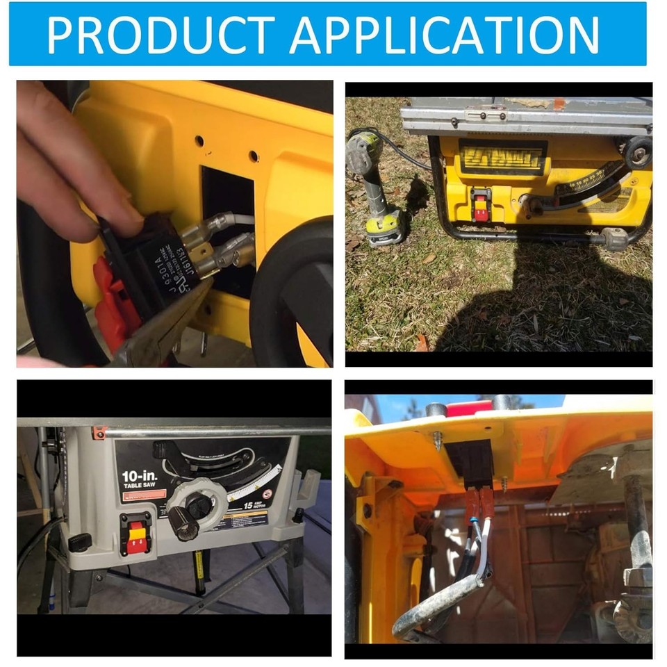 Table Saw Switch Parts Compatible for Ryobi and Craftsman Table Saw ...