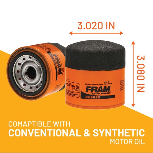 FRAM Extra Guard PH9688 10K Mile Change Automotive Pack of 1, Multi | eBay