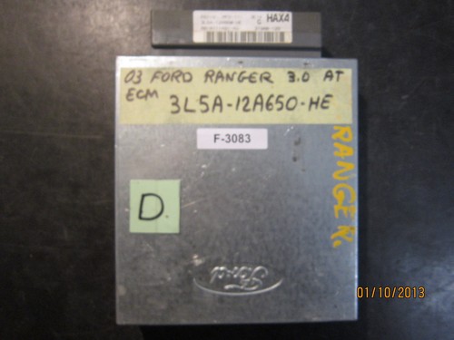 *2003 FORD RANGER 3.0 AT ECM #3L5A-12A650-HE Control Module (F-3083 ...