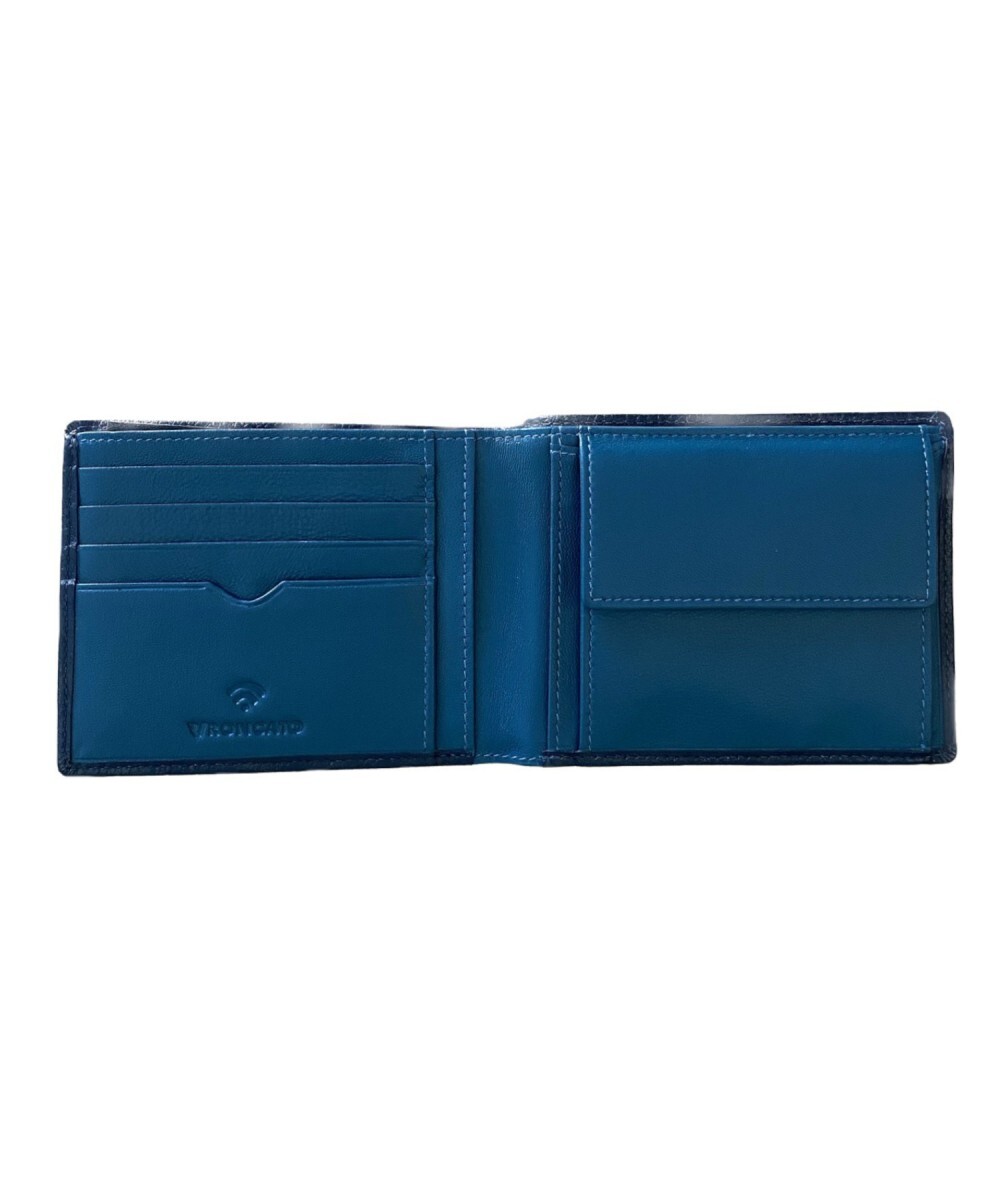 Roncato Vesuvio Wallet Horizontal With Coin Purse, Leather Navy Blue ...