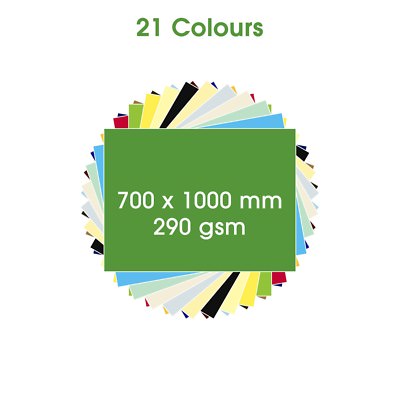 Mounting Board Card 700x1000, 290gsm (21 Colours choice) 10pk | eBay UK