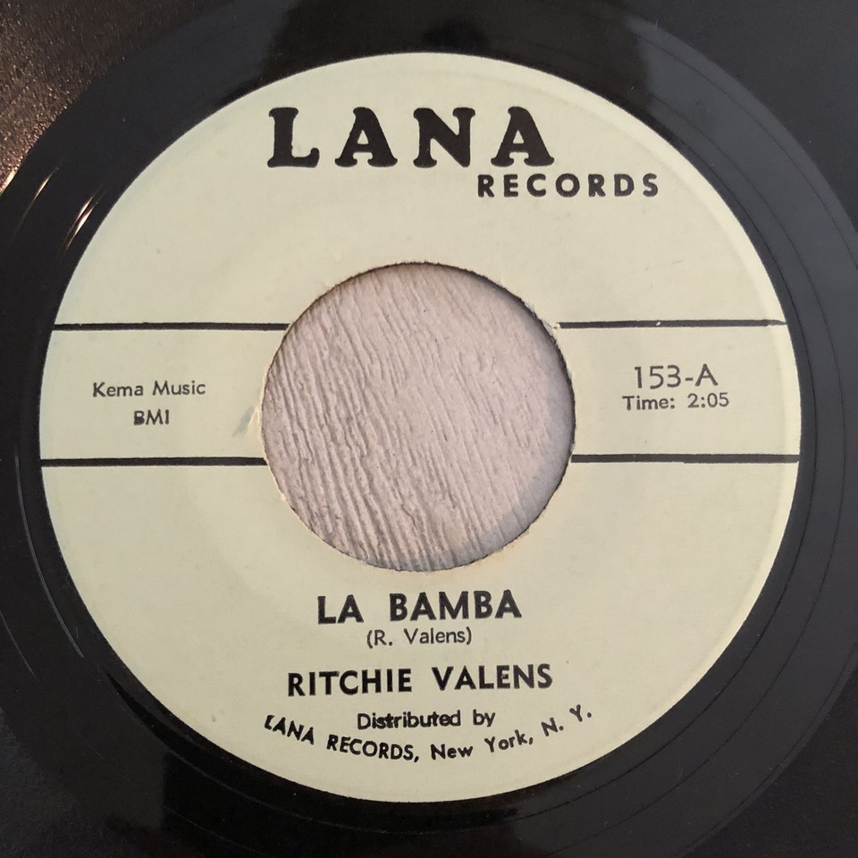Ritchie Valens La Bamba / Donna 45 Lana Records Sky Blue Labels | eBay