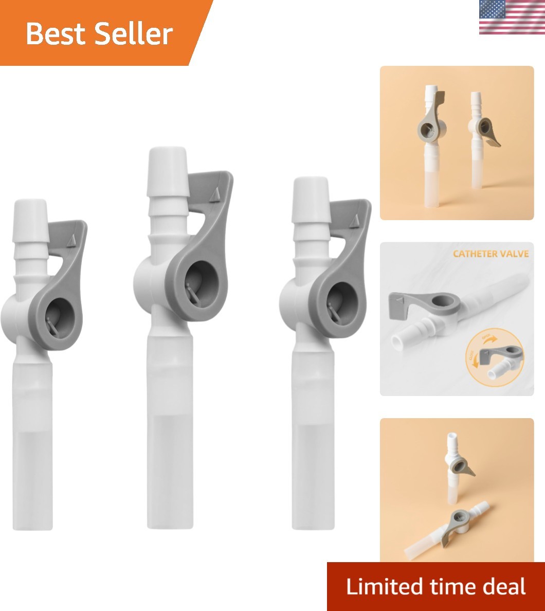 Ugo Catheter Valve (X5) - Urine Drainage Catheter Valves, Comfortable ...