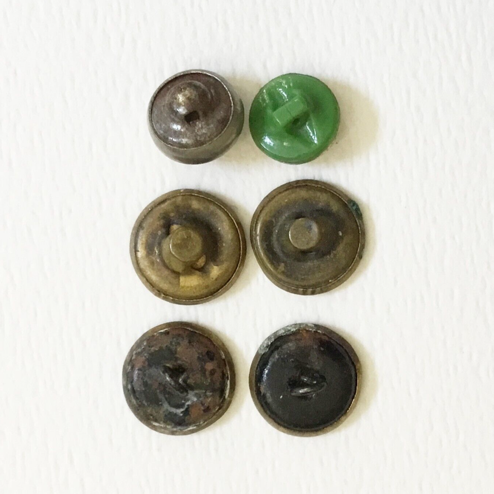 Antique Mixed Victorian Metal Twinkle Buttons House Austrian Tinies Set ...