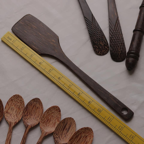 Kithul Wood Cooking Spoon 6 & 10 Set Made in SriLanka Handcraft Kitchen ...