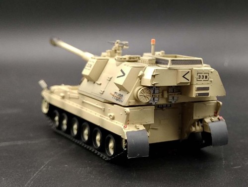 British AS-90 SPG Self Propelled Gun Tank Rare Desert painting 1:72 ...