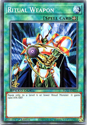 Ritual Weapon SGX1-ENE14 Yu-Gi-Oh! Light Play 1st Edition | eBay