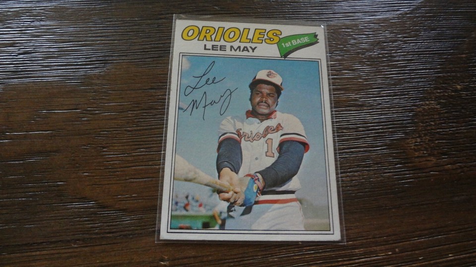 1977 TOPPS # 380 LEE MAY BASEBALL CARD | eBay